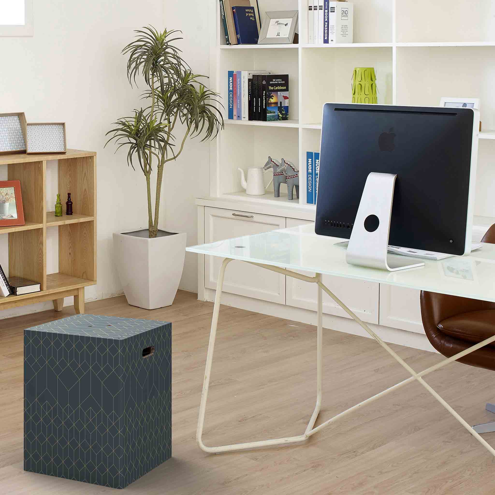 Pouf Contenitore Ecologico 50 cm | Seduta Alta | Rippotai